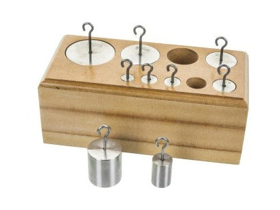 HOOKED WEIGHTS - STAINLESS STEEL - 1000 GRAM CAPACITY – Advanced Clock ...