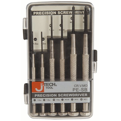 PRECISION SCREWDRIVER SET – 6 PIECE – Advanced Clock Movements